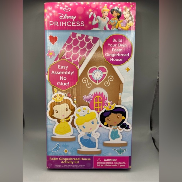 Disney | Holiday | Disney Princess Foam Gingerbread House Kit Target ...
